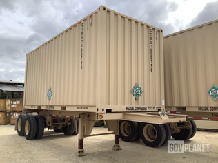 Surplus 2002 Garden State Chassis Compressed Helium Cylinder Trailer in ...