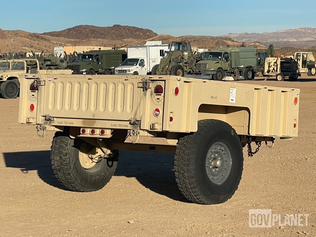 US ARMY Tank Automotive Command M1102 Cargo Trailer in Yermo ...