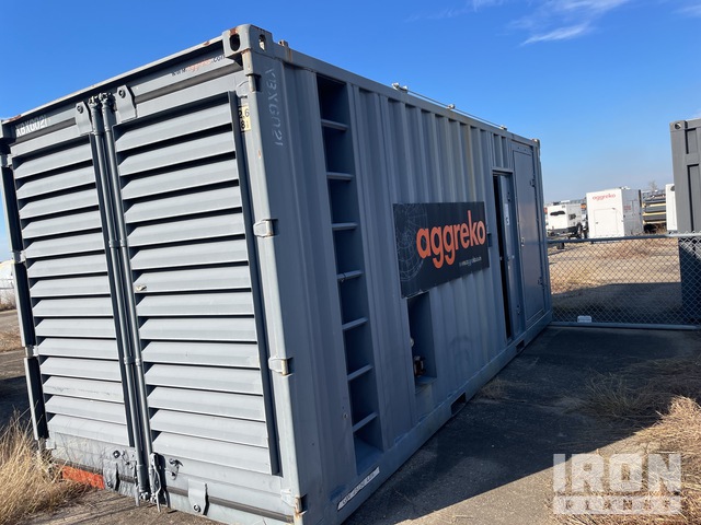 Aggreko XBXG021 440 kW Containerized Generator Set in New Iberia ...