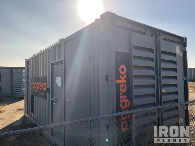 Aggreko XBXG021 440 kW Containerized Generator Set in New Iberia ...