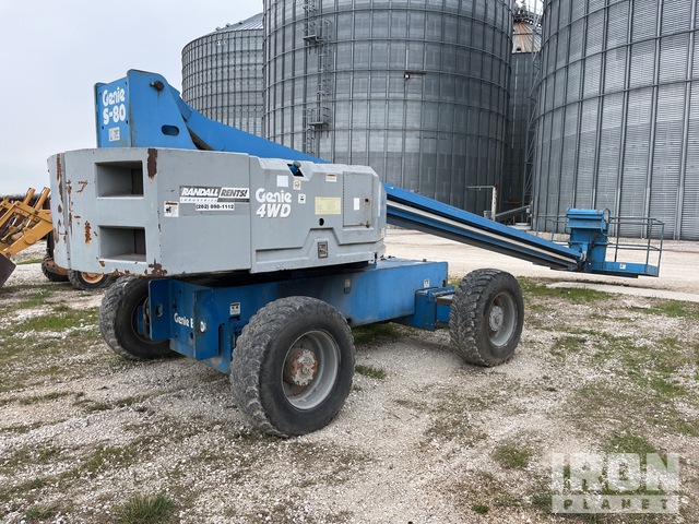 1997 Genie S-80 4WD Diesel Telescopic Boom Lift in Union Grove ...