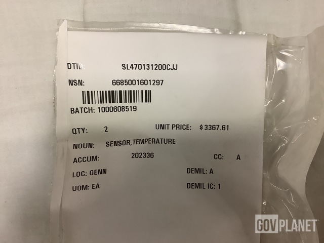 Surplus (2) Bell Helicopter Textron 206-070-491-7 Temperature Remote ...