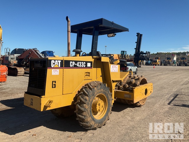 1999 Cat CP-433C Smooth Drum Compactor in Humble, Texas, United States ...