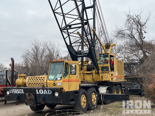 1989 Grove HL-150T 150 ton 8x4 Lattice-Boom Truck Crane in St. Louis ...