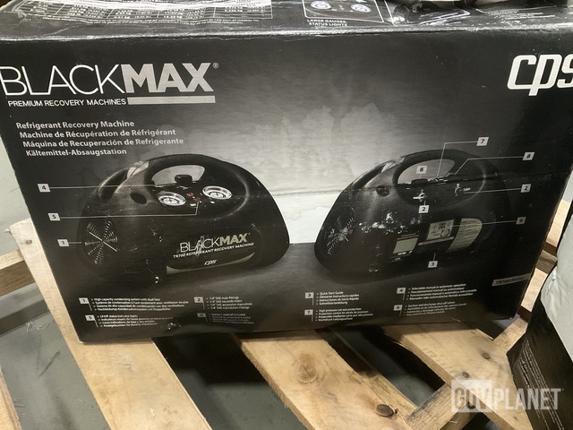 Surplus (2) CPS TR700 BlackMax Refrigerant Recovery Machines in ...