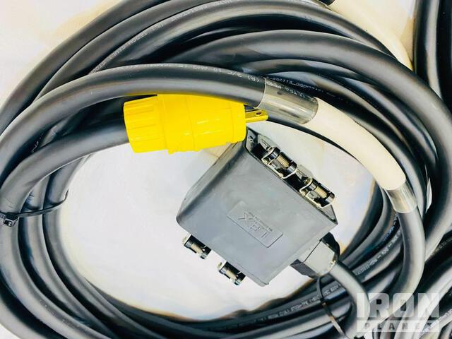 Surplus Quantity of (100) LEX 50 ft Power Distribution Cords w/ Quad ...