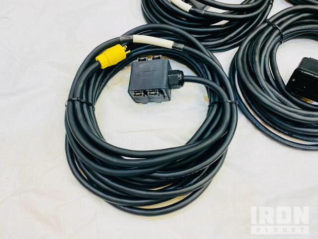 Surplus Quantity of (100) LEX 50 ft Power Distribution Cords w/ Quad ...