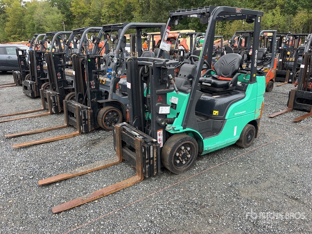 2021 Mitsubishi FGC25N4 5000 lb Cushion Tire Forklift | Ritchie Bros ...