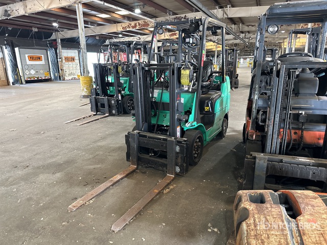 2021 Mitsubishi FGC25N4 5000 lb Cushion Tire Forklift | Ritchie Bros ...