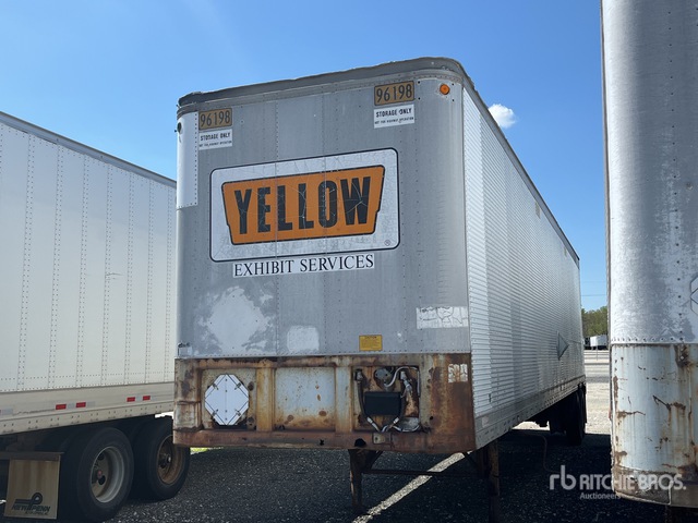 1981 Fruehauf FBW-F2-45 45 ft x 102 in T/A Van Trailer | Ritchie Bros ...