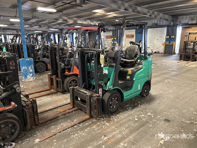 2021 Mitsubishi FGC25N4 5000 lb Cushion Tire Forklift | Ritchie Bros ...