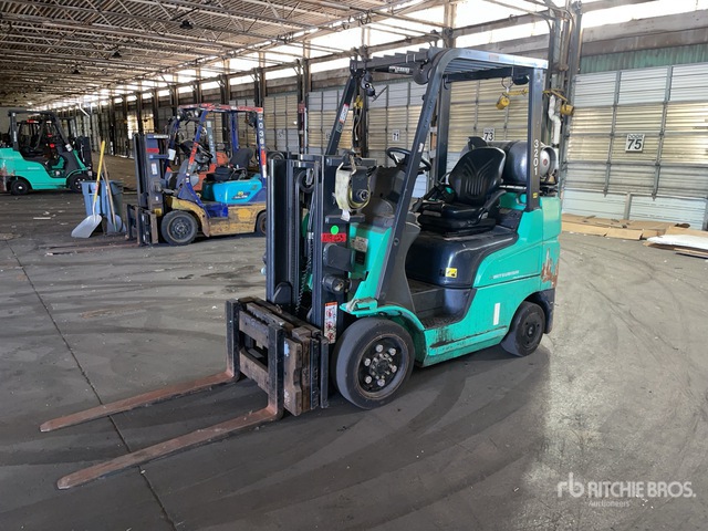 2021 Mitsubishi FGC25N4 5000 lb Cushion Tire Forklift | Ritchie Bros ...