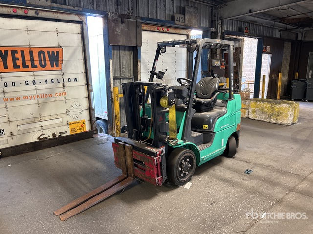 2021 Mitsubishi FGC25N4 5000 lb Cushion Tire Forklift | Ritchie Bros ...