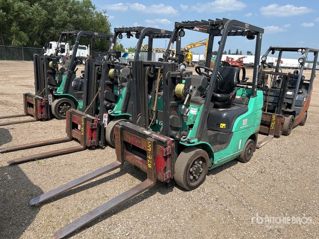 2021 Mitsubishi FGC25N4 5000 lb Cushion Tire Forklift | Ritchie Bros ...