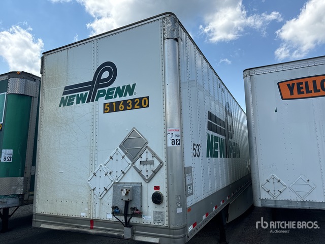 2016 Hyundai VC2530152-JRS 53 ft x 96 in T/A Turntable Van Trailer ...