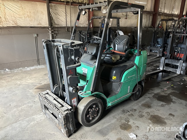 2021 Mitsubishi FGC25N4 5000 lb Cushion Tire Forklift | Ritchie Bros ...