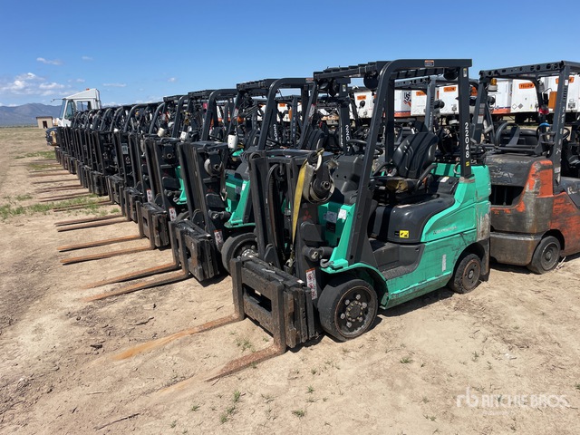 2021 Mitsubishi FGC25N4 5000 lb Cushion Tire Forklift | Ritchie Bros ...