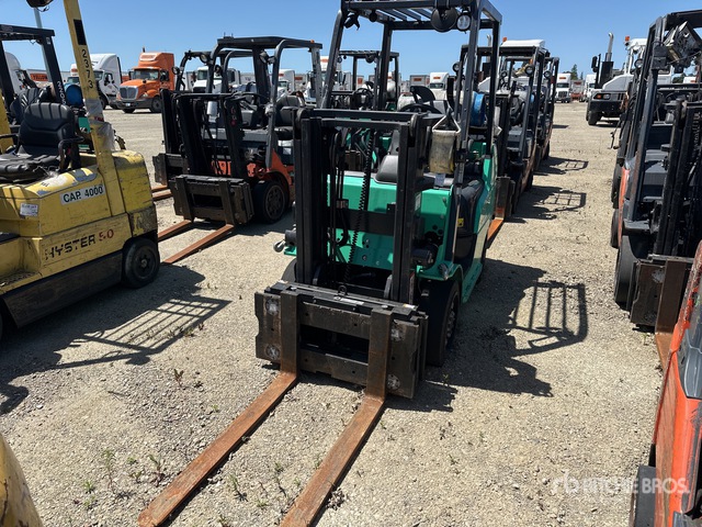 2021 Mitsubishi FGC25N4 5000 lb Cushion Tire Forklift | Ritchie Bros ...