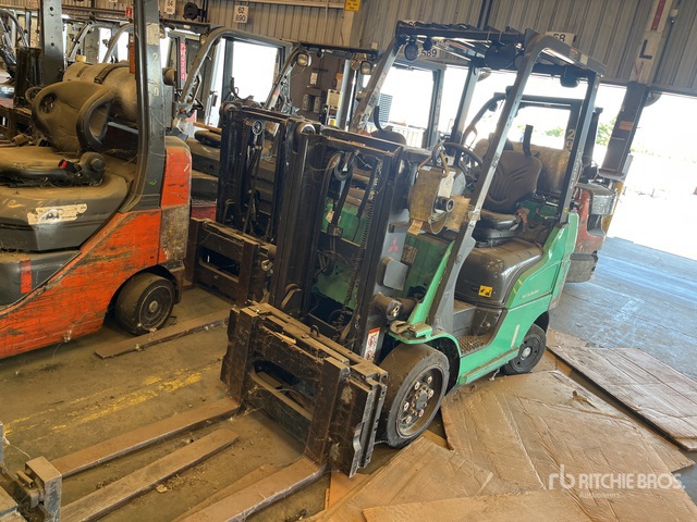 2021 Mitsubishi FGC25N4 5000 lb Cushion Tire Forklift | Ritchie Bros ...
