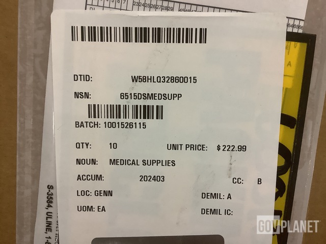 Surplus (10) BD Heimlich 373460 Chest Drain Valves in North Las Vegas ...