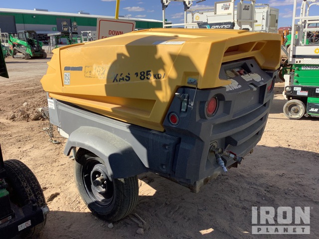 2015 Atlas Copco XAS185 185 cfm Mobile Air Compressor in Odessa, Texas ...