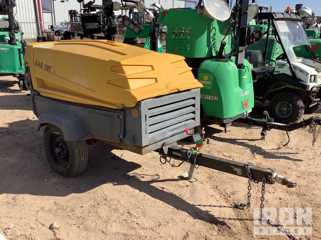 2015 Atlas Copco XAS185 185 cfm Mobile Air Compressor in Odessa, Texas ...