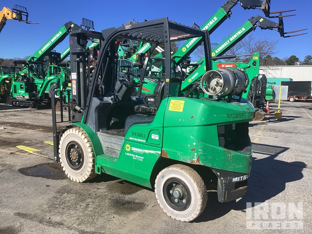 2016 Mitsubishi FG40N 7350 lb Pneumatic Tire Forklift in CHESAPEAKE ...