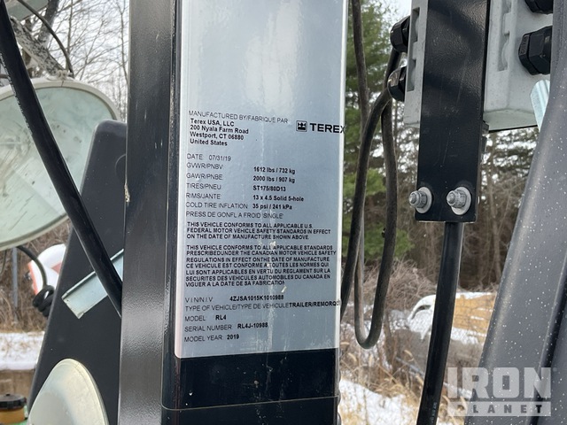 2019 Terex RL4 Light Tower (Inoperable) in LORTON, Virginia, United ...