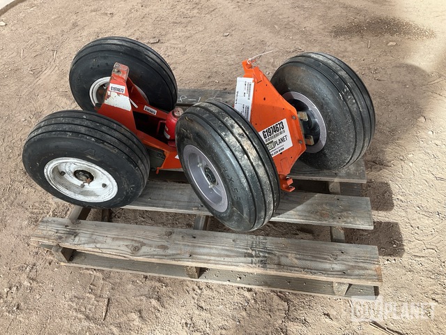 Surplus (2) Brackett BDW-245B-1802 Helicopter Transportation Wheels in ...