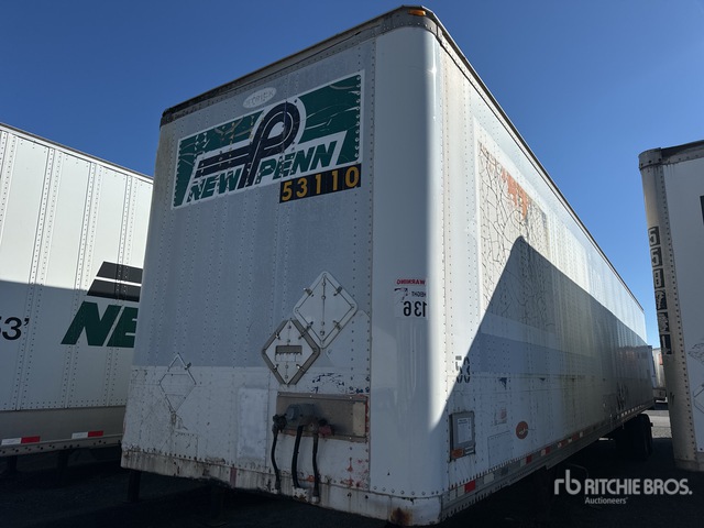 2002 Strick 53 ft x 96 in T/A Turntable Van Trailer | Ritchie Bros ...