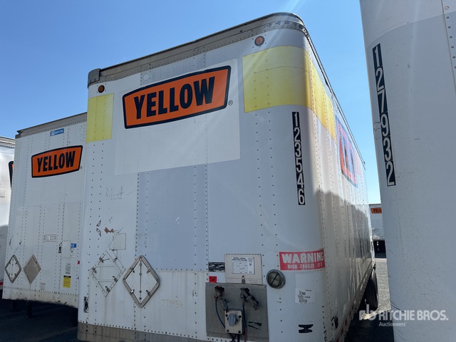 2002 Fruehauf 28 ft x 96 in S/A Turntable Van Trailer | Ritchie Bros ...