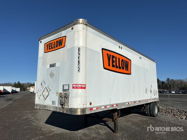 2002 Fruehauf 28 ft x 96 in T/A Turntable Van Trailer | Ritchie Bros ...