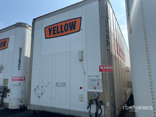 2015 Stoughton DZGPVW-285S-C 28 ft x 96 in S/A Turntable Van Trailer ...