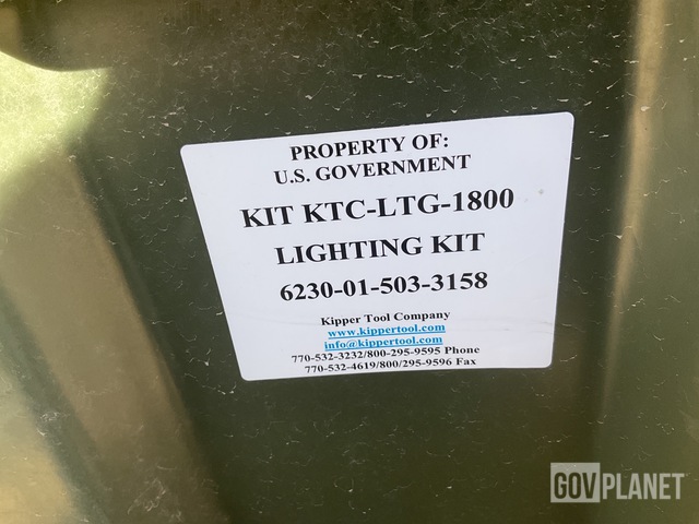 Surplus Kipper Tool KTC-LTG-1800 Lighting Kit in Doyle, California ...