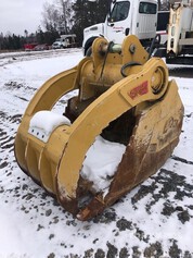 AMI Graptor Hydraulic Grapple Excavator Bucket - Fits Cat 323 in ...