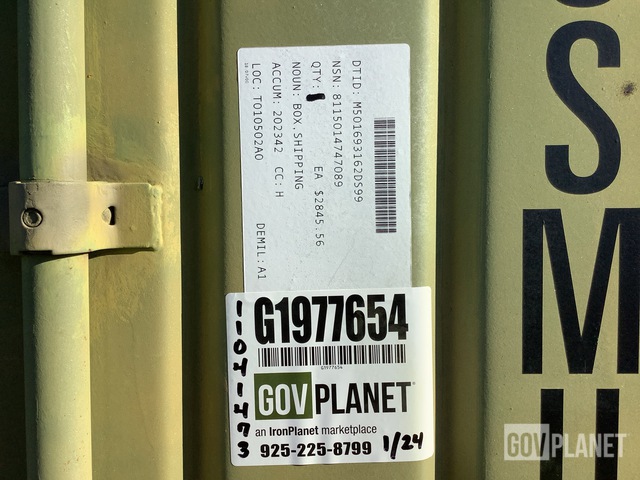 Surplus Charleston Marine CMCI 115A Quadcon Storage Container in Butner ...