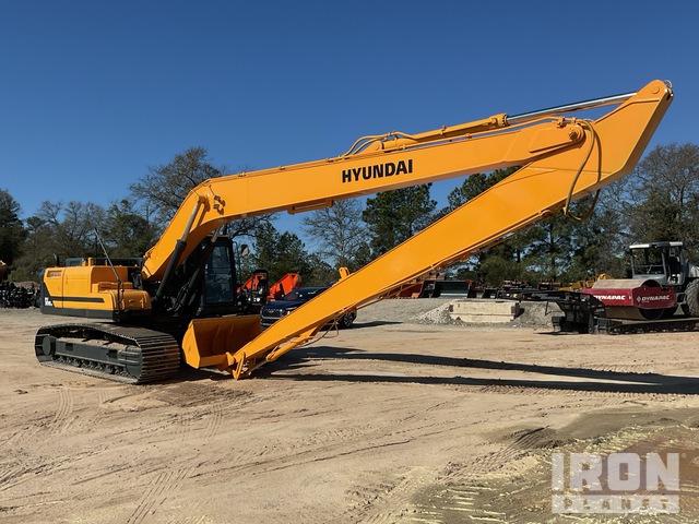 2017 Hyundai HX300LR Long Reach Tracked Excavator in Columbia, South ...