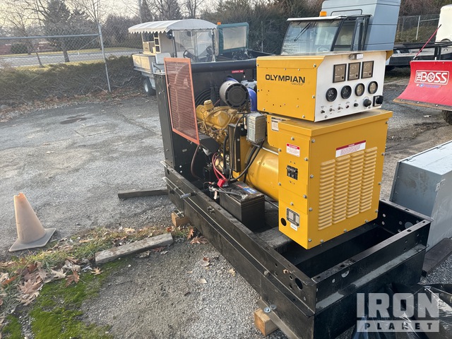 Surplus 1994 (unverified) Generac Machine 30 kW Skid-Mounted Generator ...