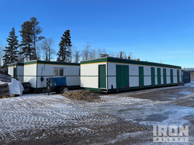 Custom Structures 5 Unit 60 ft x 12 ft 21 Person Skid-Mounted Mobile ...