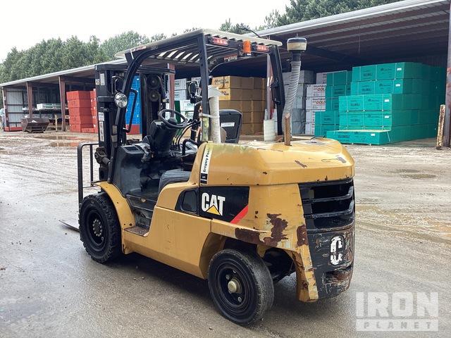 2013 Cat DP50CN1 10000 lb Pneumatic Tire Forklift in Youngsville, North ...