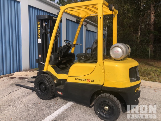 2017 Hyster H50XT 4000 lb Pneumatic Tire Forklift in Jacksonville ...