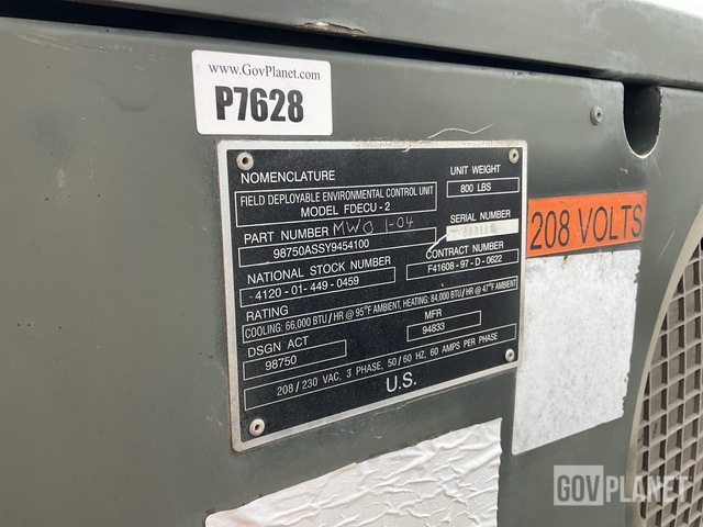 Surplus (2) Keco FDECU-2 & (2) Keco FDECU-3 Field Deployable ...