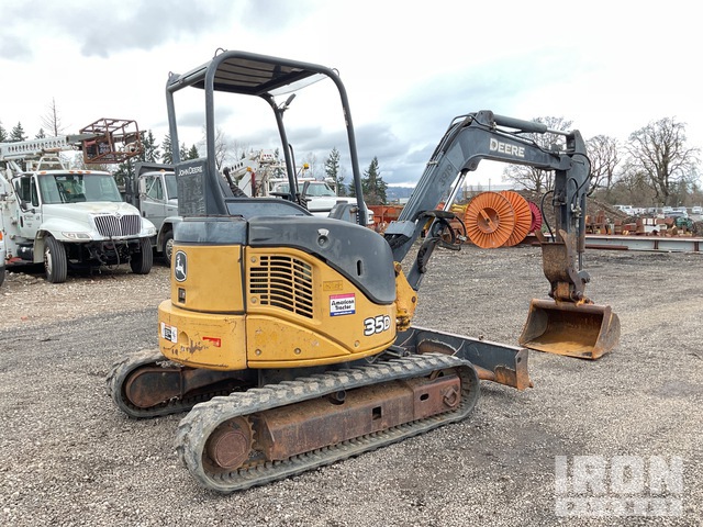 2006 John Deere 35D Mini Excavator in Aurora, Oregon, United States ...
