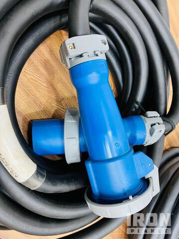 Quantity of (2) LEX 60 Amp 50ft Electrical Distribution Pin & Sleeve ...