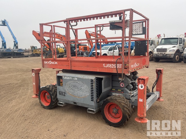 2015 Skyjack SJ6826 RT Diesel 4x4 Scissor Lift in Amarillo, Texas ...
