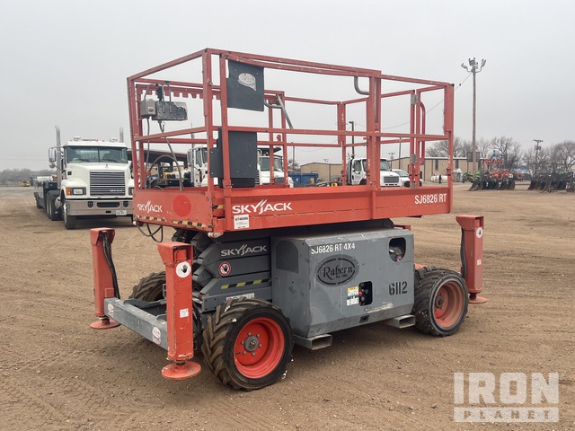2015 Skyjack SJ6826 RT Diesel 4x4 Scissor Lift in Amarillo, Texas ...