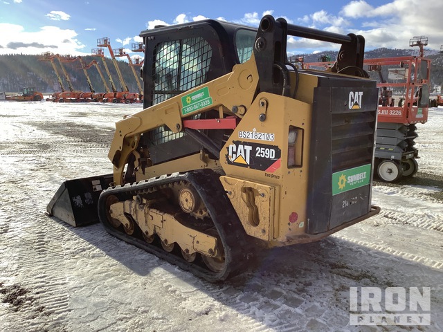 2018 (unverified) Cat 259D Two-Speed Compact Track Loader in Kalispell ...