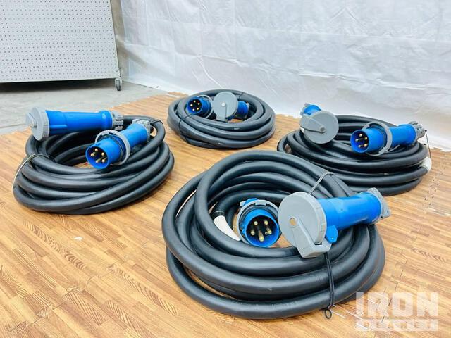 Surplus Quantity of (4) LEX 100 Amp 50ft Electrical Distribution Pin ...