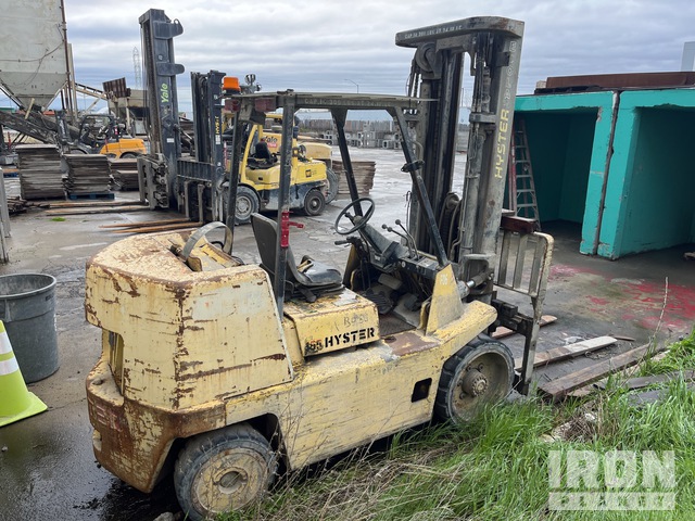 2001 Hyster S155XL2 15100 lb Pneumatic Tire Forklift in Sacramento ...