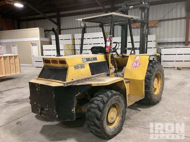 1989 Sellick SD-80 8000 lb 4x2 Rough Terrain Forklift in Oriskany, New ...